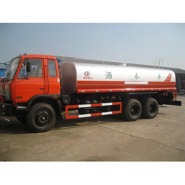 Quality Dongfeng 6x4 20000L 210hp Water Bowser Truck Double Back Bridge for sale