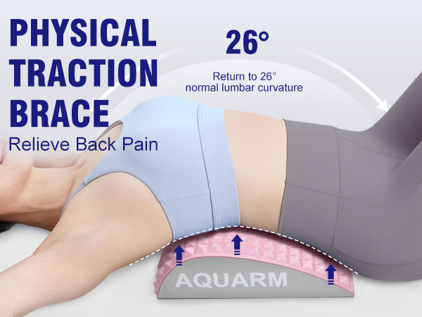 Quality Revolutionize Your Back Health with Woowave Soft Foam Back Stretcher 9.6*11.7*3 for sale