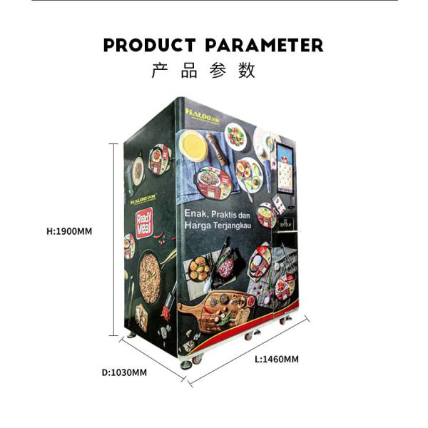 Quality Frozen Food Heating Vending Machine Custom Vending Machine for sale