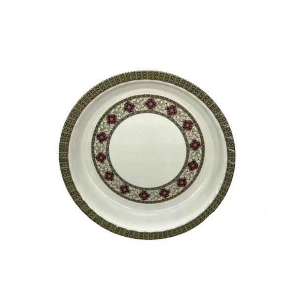 Quality Eco Friendly Unbreakable Melamine Dinner Plates Durable Melamine Soup Plate for sale
