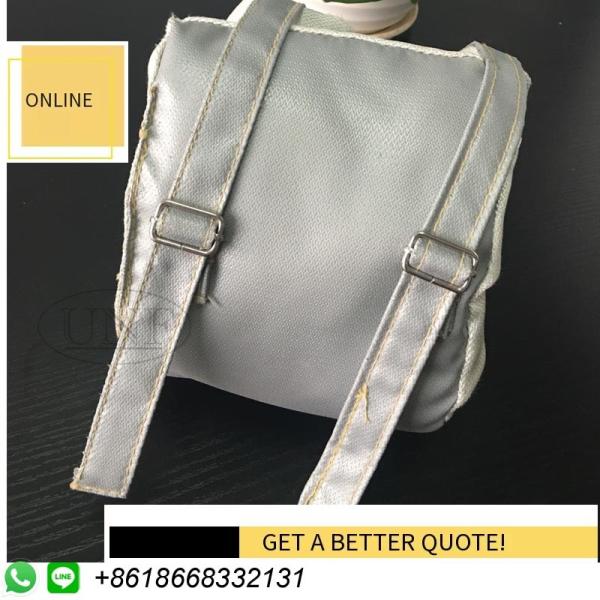 Quality Grey Silicone Fiberglass Flange removable insulation blankets 550 Degrees for sale