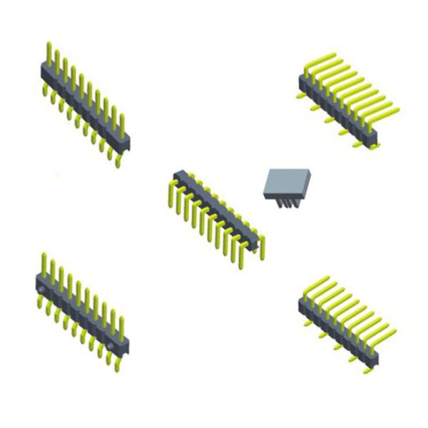 Quality 2mm Right Angle Header Connector Single Row SMT -40℃~105℃ Tempature for sale