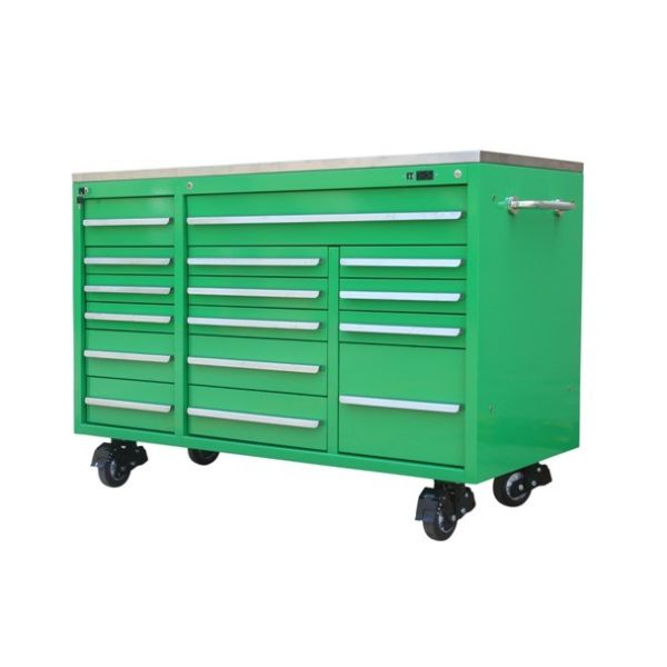 Quality Car Repair Garage Workshop Tool Cabinet System with 15 Drawers and 72" Rolling for sale