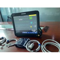 Quality 15 inch portable multi parameter patient monitors with HL7 compatible, USB dataouput, VGA, nurse calling and vital sings for sale
