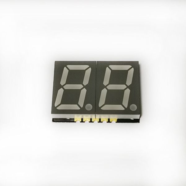 Quality 0.56 Inch SMD White 7 Segment Display 2 Digit Common Anode low power for sale