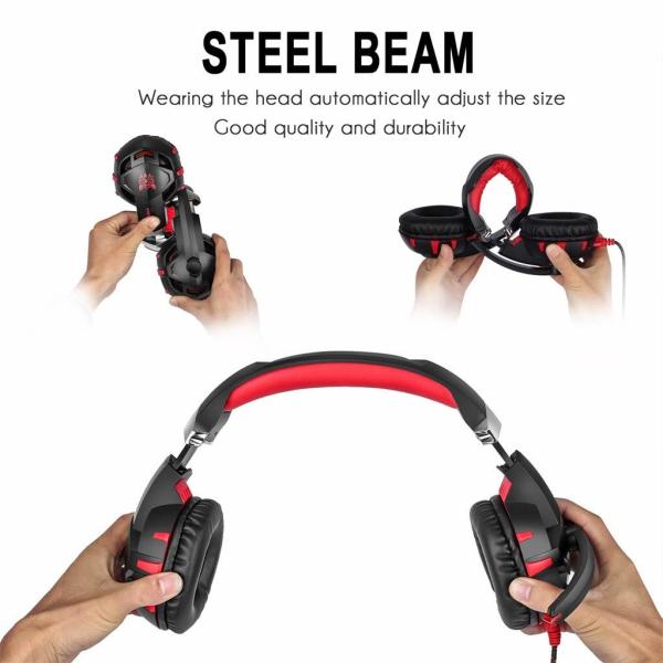Quality Xbox One 2.2m 2.2kohm Surround Sound Gaming Headset for sale
