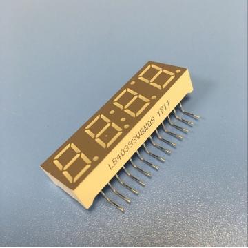 Quality STB 0.39" Digital Clock Led Display 4 Digit Diffused Epoxy Grey Surface Long for sale