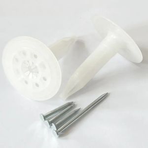 Quality Disc 50mm 60mm Inner Screw Nail Wall Insulation Anchors With Customization And for sale