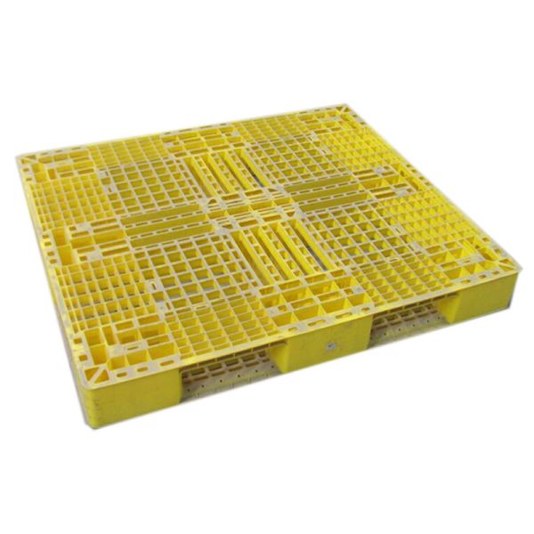 Heavy Duty Plastic Pallet - Green Perforated Pallet HDPE Warehouse ...