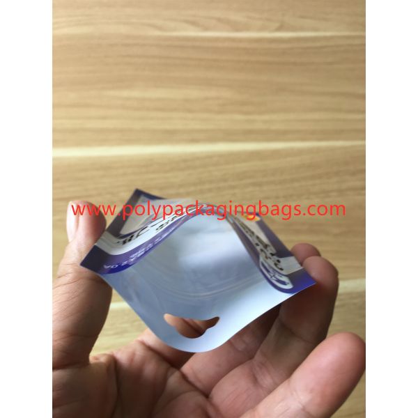 Quality Laminated Custom Zipper Bag For Cable Data Line / Headphone Charger for sale