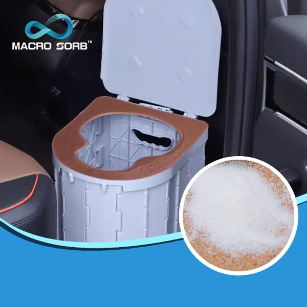 Quality Bacteriostatic Liquid Waste Solidification Odor Control Urine Absorbent Polymer for sale