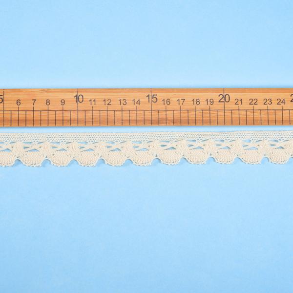 Quality Soft 100% Cotton Lace Trim Sustainable Crocheted Embroidery Lace for sale