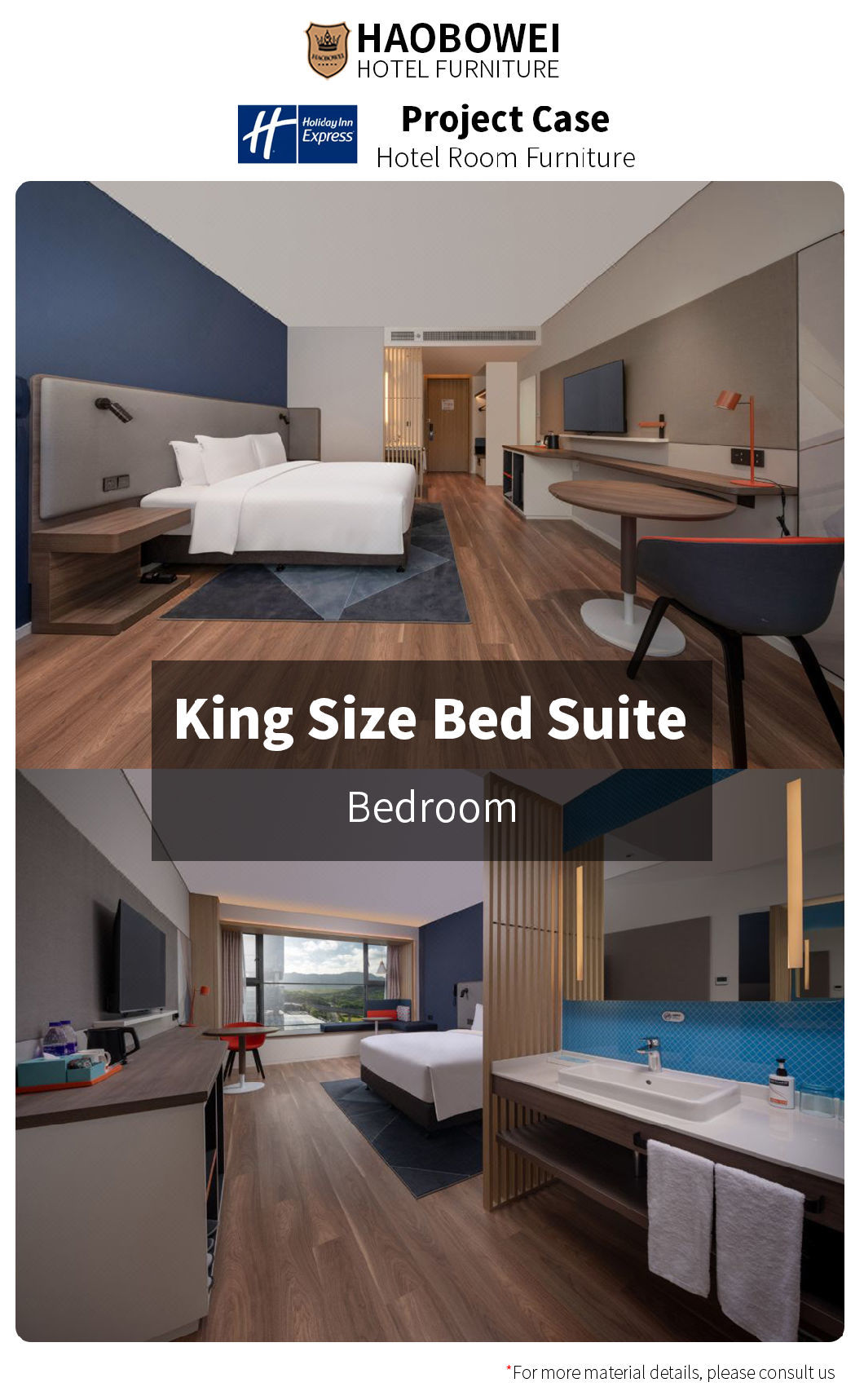 Wholesale Hotel Furniture China Modern Luxury Style King Size Bedroom Set Headboard