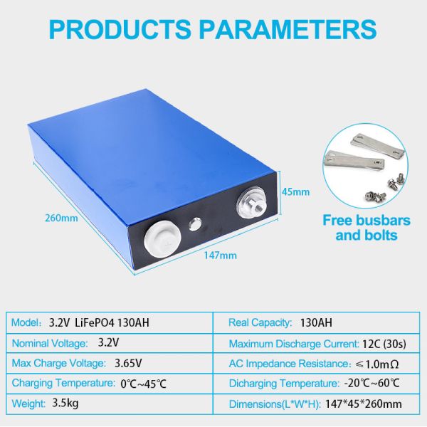 Quality UN38.3 Custom Lithium Ion Battery Packs 3.2v280ah Lifepo4 Lithium Ion Battery for sale