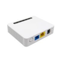 Quality 1GE FTTH ONU ONT System 12V DC GPON XPON Fiber Optic Modem ZC-501 for sale