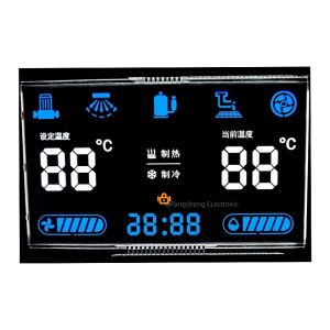 Quality Custom 7 Segment Display LCD Thermostat Sun Readable VA Segment LCD 7 Segment for sale