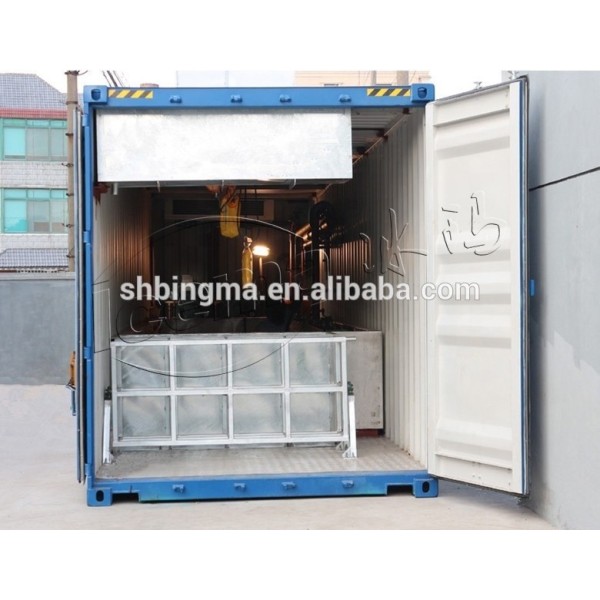 Quality 2000 KG TECUMSEH Compressor 15 Ton Container Block Ice Machine with Mobile Plant for sale