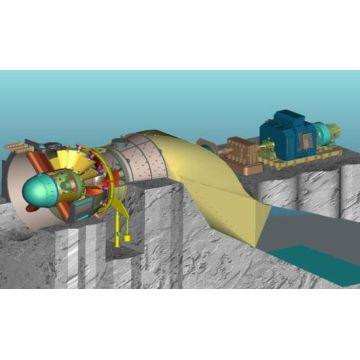 Quality Low Water Head 2m to 20m S Type Turbine ,Tubular Turbine with Generator, for sale