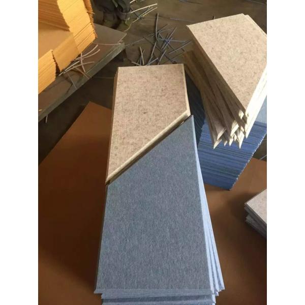 Quality Polyester Fiber Acoustic Wall Panels Acoustic Ceiling Panels White / Blue / for sale