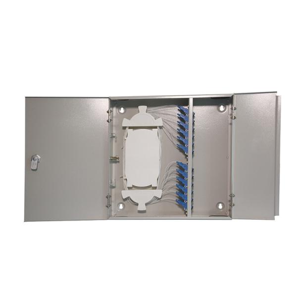 Quality 80mm Ftth Fiber Optic Distribution Box Termination ODF Wall Mounted for sale