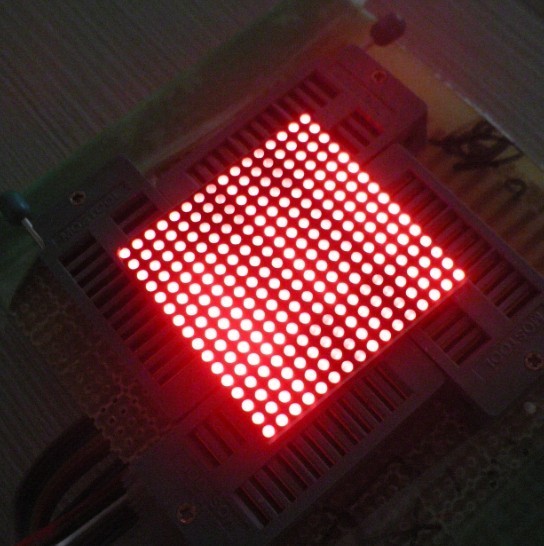 Quality 1.5 Inch 16x16 Dot Matrix LED Display Message Board energy efficiency for sale