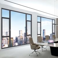 Quality Office Skate 90 Series Inswinging Casement Windows With Thermal Break Aluminum for sale