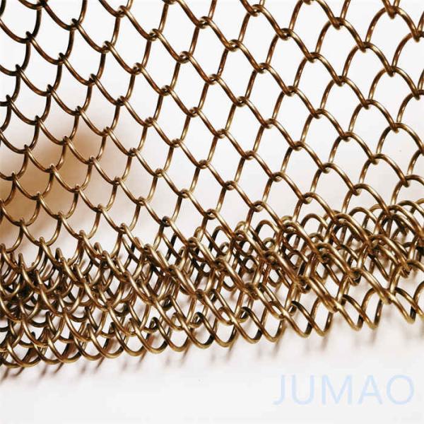 Quality Architectural Metal Mesh Curtains Screen For Doorway Restaurant for sale
