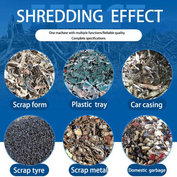 Quality 8000KG Weight General Solid Waste Sorting Shredder for Industrial Waste for sale