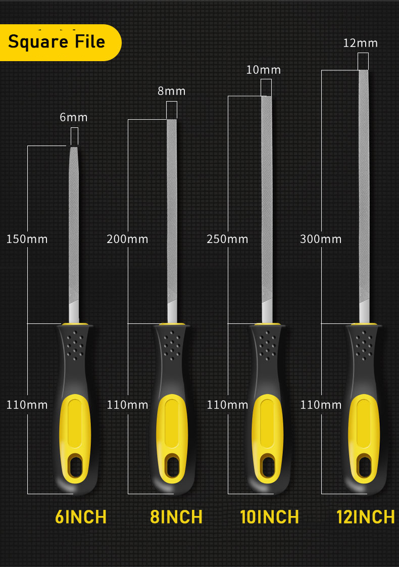 Steel File and Rasp Tool for Metal and Wood