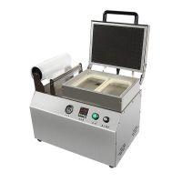 Quality 220V/50HZ 110V/50HZ Small Size Food Meat Tray Sealer for Vacuum Film Skin for sale