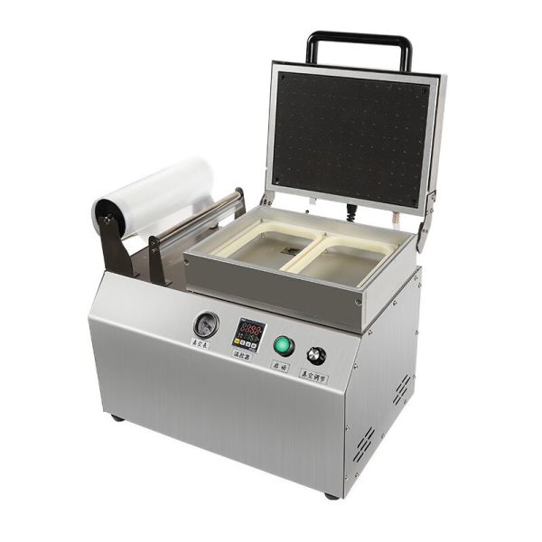 Quality 220V/50HZ 110V/50HZ Small Size Food Meat Tray Sealer for Vacuum Film Skin Packaging for sale