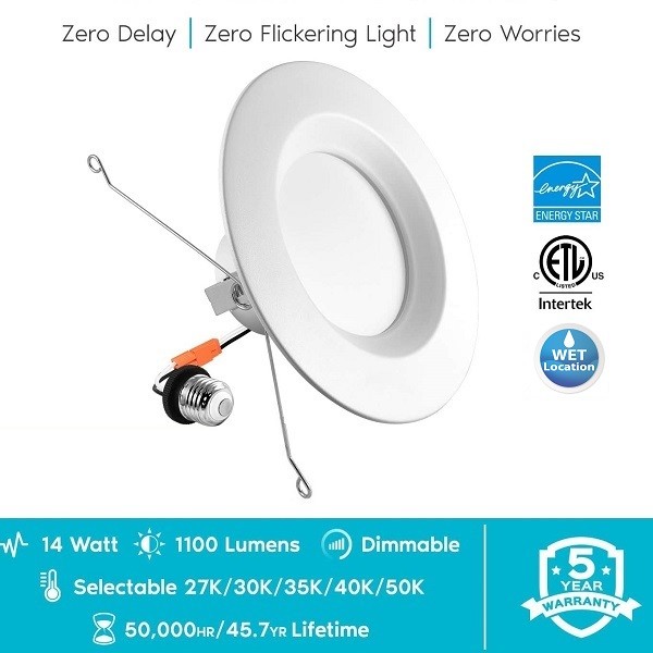 Quality IC Rated Surface Mount Flat Panel LED Lights 6 Inch Ceiling For Bathroom for sale
