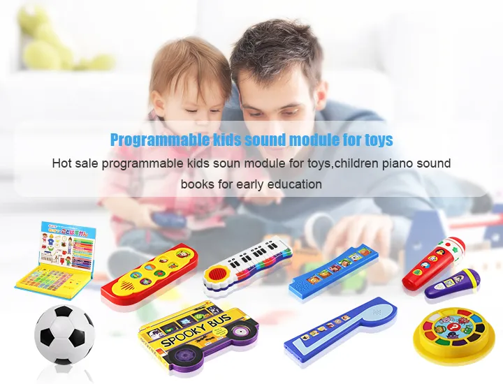 Customized Music Button Sound Module Book features