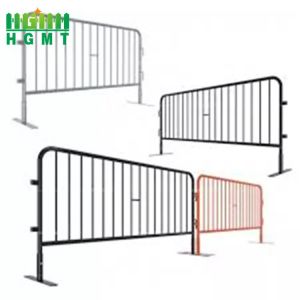 Quality Road Metal Steel Galvanized Tube Crowd Control Barrier Portable for sale