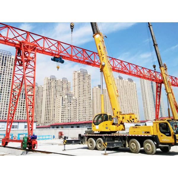 Quality 5t ~ 20t Light Duty Q345 Steel Single Girder Gantry Crane Customized for sale