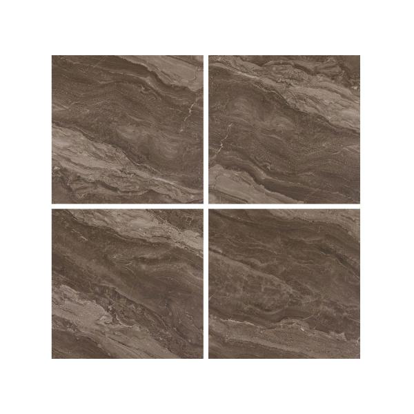 Quality 400x400mm Matte Glazed Ceramic Rustic Tile Brown Indoor Floor Wall for sale