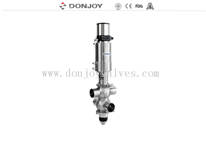 Quality Donjoy Mixproof double Seat Valve Double Seat With Intelligent Positioner for sale