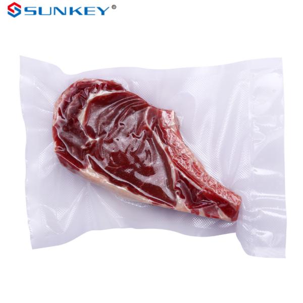 Quality 10in Vegetables Fruit Fresh Meat Packaging Transparent Vacuum Sealed Plastic for sale
