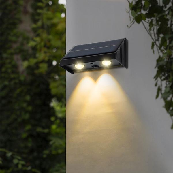 Quality 28±5LM Lamp Luminous Flux Led Garden Solar Wall Light for Courtyard Decoration for sale