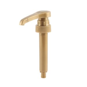Quality 28/400 38/400 Syrup Bottle Pumps Yellow Oyster Sauce Pump Food Grade for sale