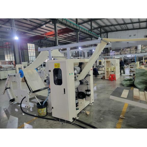 Quality 1/2 Fold Glue Lamination Hand Towel Paper Making Machine 380V for sale