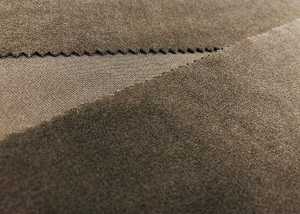 Quality 240GSM Brown Polyester Fabric Durable Water Repellent 160cm 100 Percent for sale
