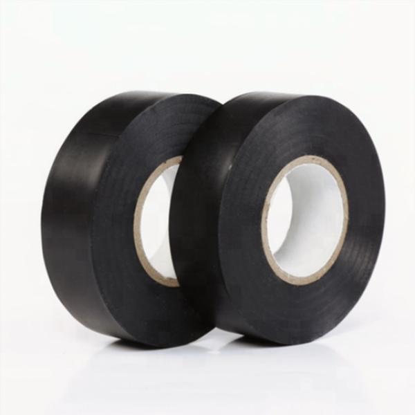 Quality OEM Electrical Insulation Black PVC Tape 19mm Roll for sale