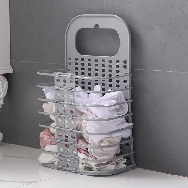 Quality Silk Road Enterprise Odorless Plastic Foldable Laundry Basket , Multiscene Wall for sale