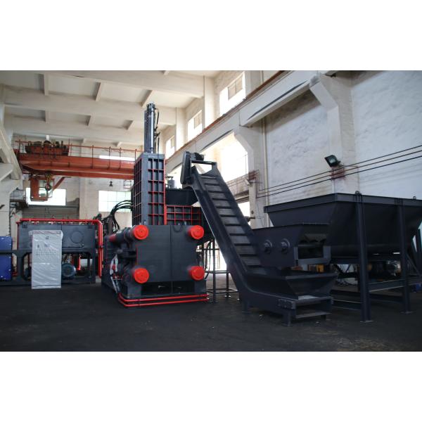 Quality 150mm Diameter Steel Briquette Machine With PLC Control High-Efficiency Scrap for sale
