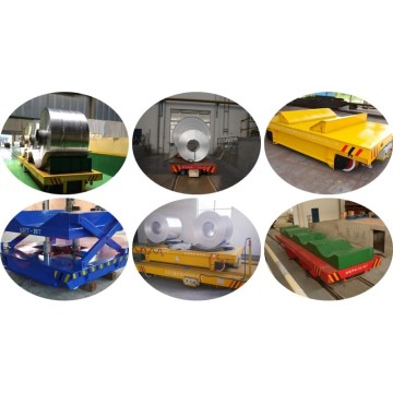 10 ton rail traverser battery operated coil cart for steel industry ferry