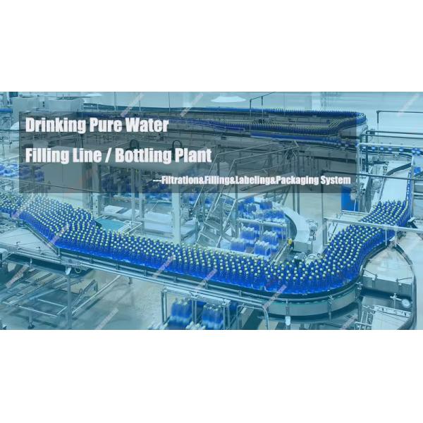 Quality Fully Automatic Three-In-One Mineral Water Purified Water Rotary Filling Machine for sale