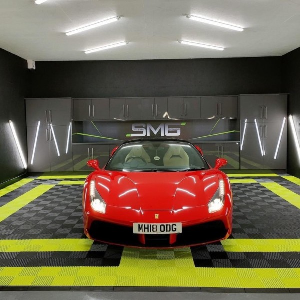 Quality Interlocking Workshop Floor Mats Polypropylene Garage Flooring 2500 Lbs for sale