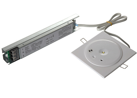 Quality 3W 3 Hours Operation Commercial LED Ceiling Emergency Downlight with Battery Backup Recessed Long Life for sale
