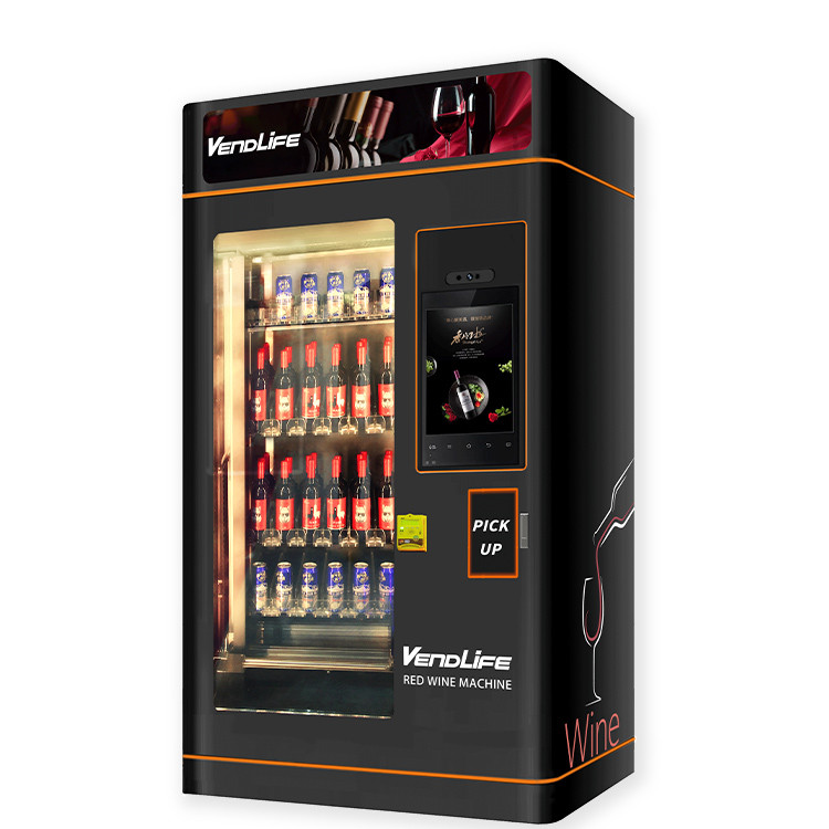 Quality 110V Moet Et Chandon Vending Machine with age recognizer condensationproof for sale
